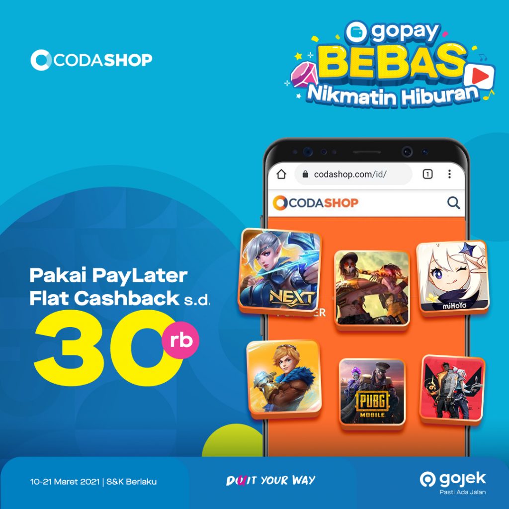 Flat CASHBACK Sd 30rb Pakai PAY LATER! Flat CASHBACK Sd 30rb Pakai PAY LATER!