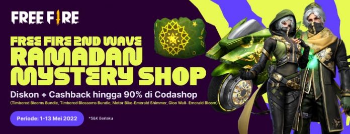 Promo CASHBACK Codashop: Free Fire Mystery Shop Promo CASHBACK Codashop: Free Fire Mystery Shop